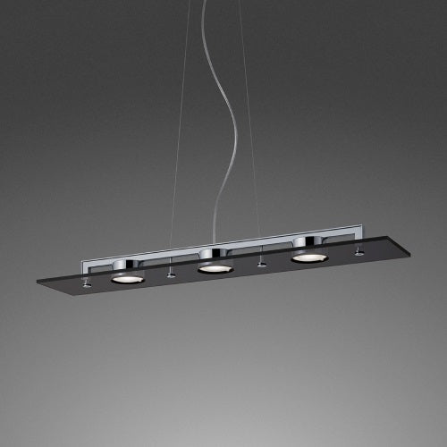 P-FLAT ペンダントライト 3灯 スモーク W870mm - YAMAGIWA OnlineStore