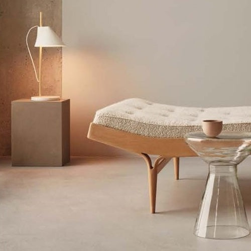 Louis Poulsen（ルイスポールセン）Yuh Table 真鍮/ホワイト H610mm - YAMAGIWA OnlineStore